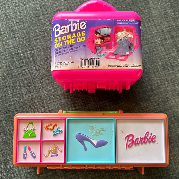 Barbie | Toys | Two Barbie Accessory Storage Cases | Poshmark